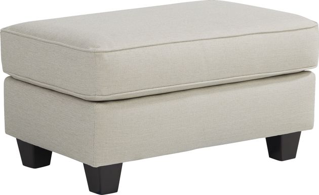 Beige Ottomans: Fabric, Microfiber, Storage