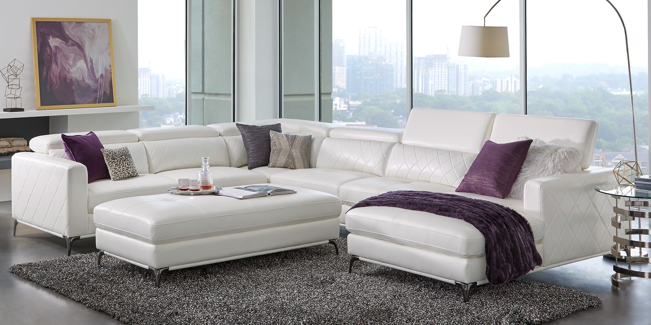 Sofia Vergara Sectional Sofa - Home Alqu
